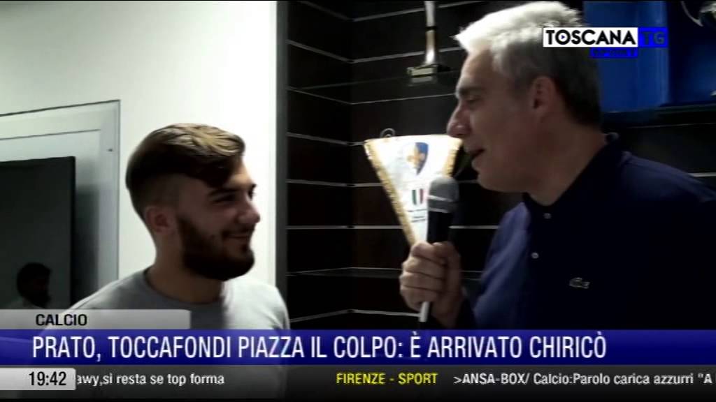 Cosimo Chiricò arriva al Prato - YouTube