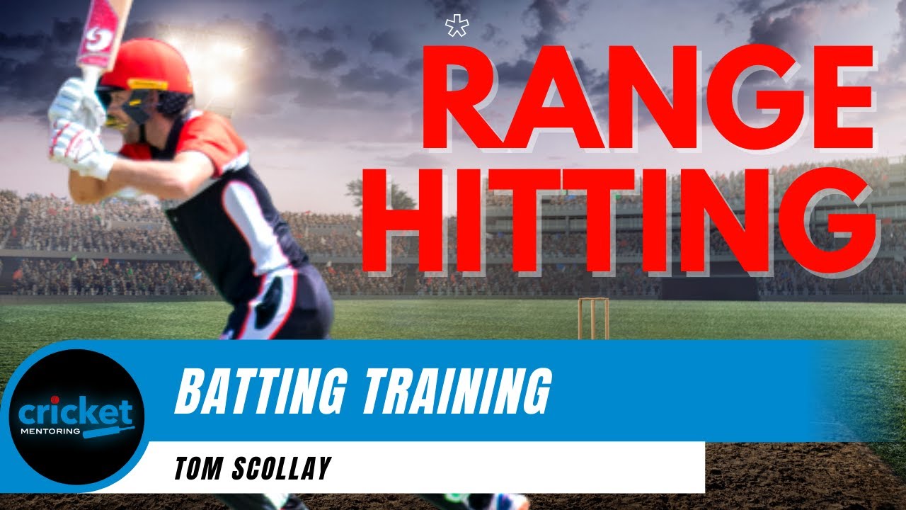 RANGE HITTING | PRACTICING HITTING SIXES AT TRAINING | TOM SCOLLAY ...