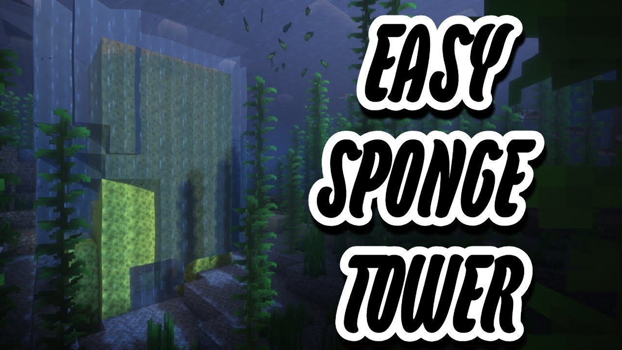 EASY sponge TOWER | Cool&Easy Houses - YouTube