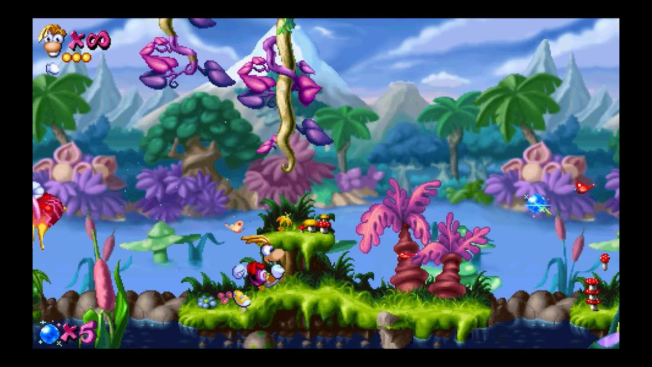 Rayman Redemption: The Dream Forest (Pink Plant Woods) [1080 HD] - YouTube
