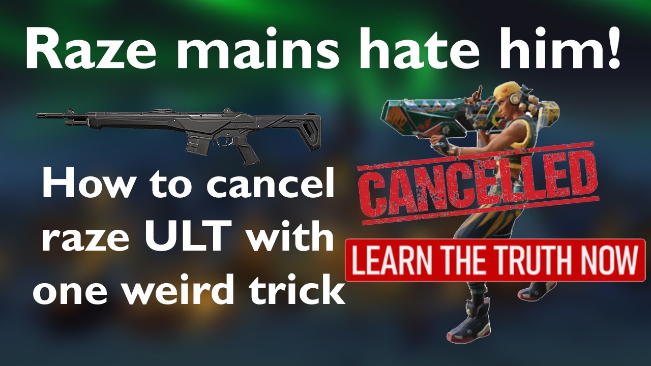 How to cancel Raze ULT - YouTube