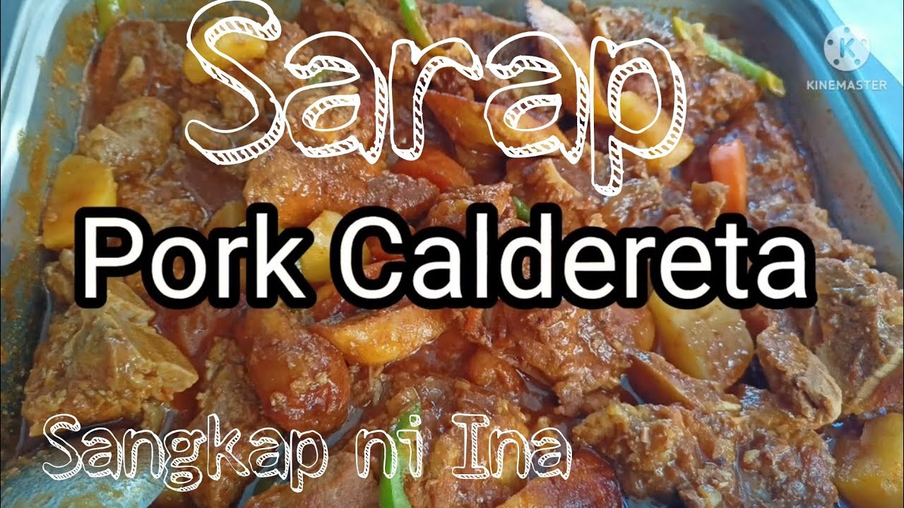Pork Buto2x Caldereta with Fried Saging Saba - YouTube
