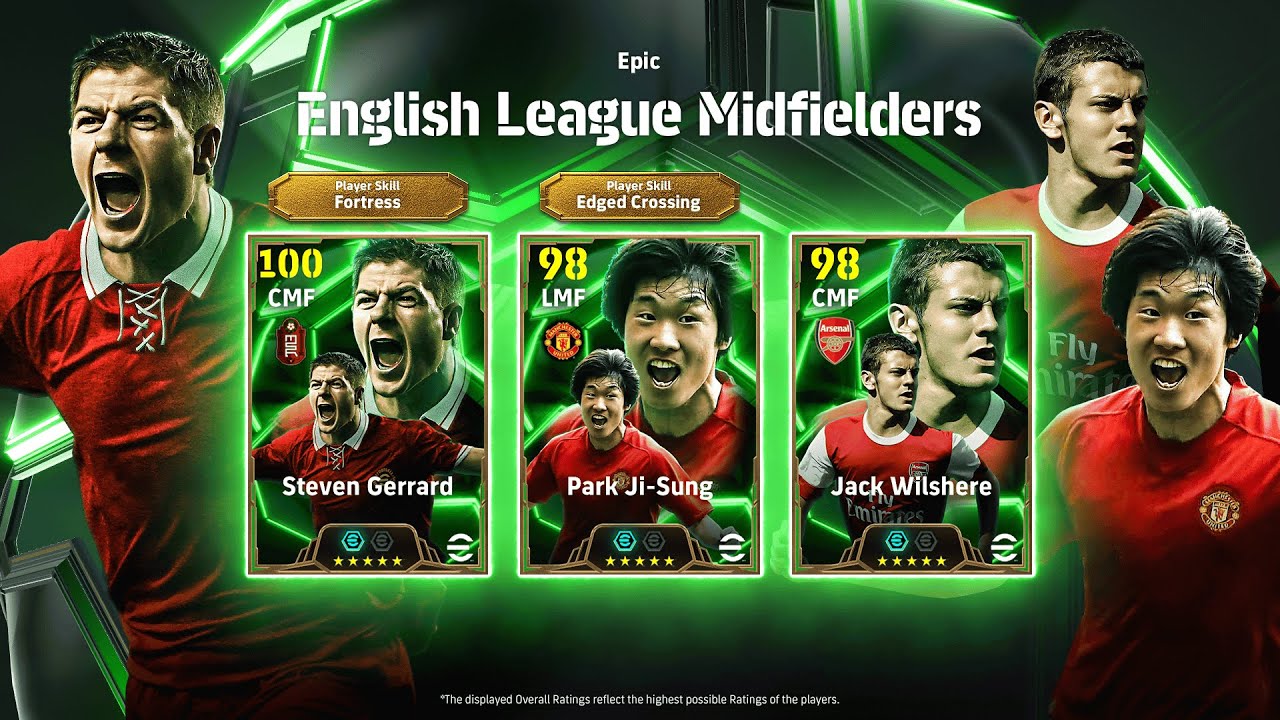 eFootball 2025 : Epic - (English League Midfielders) - PS4 - YouTube