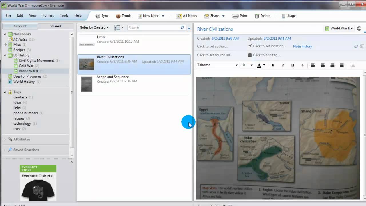 Evernote - Using it as a Student - YouTube