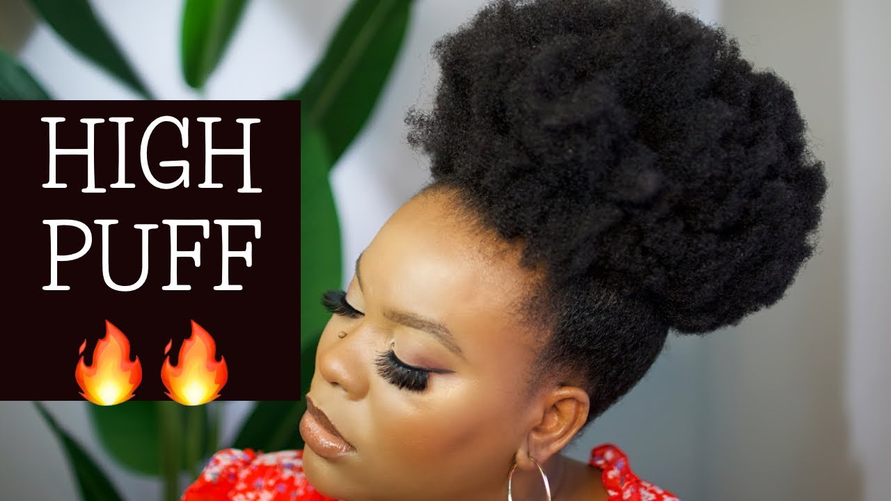 #highpuff HOW TO GET THE PERFECT TEXTURED PUFF ON TYPE 4 NATURAL HAIR🔥🔥 ...