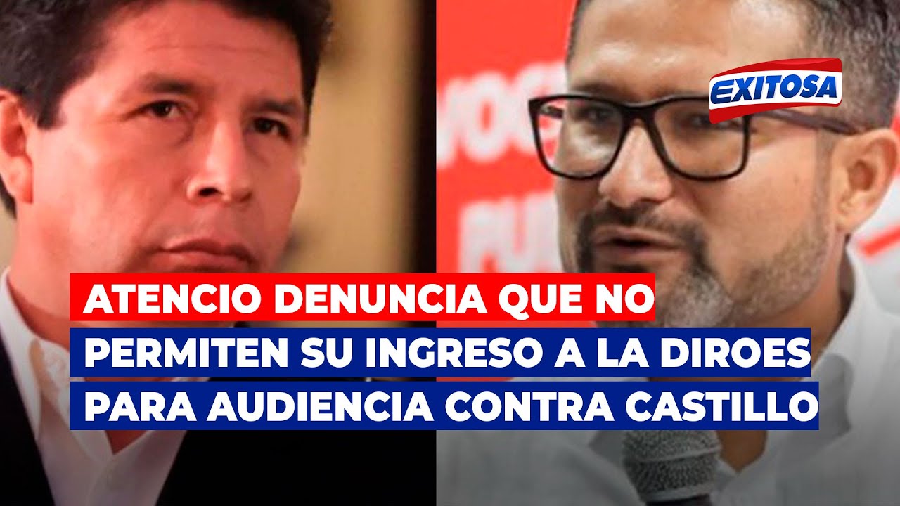 🔴🔵Ronald Atencio denuncia que no permiten su ingreso a la Diroes para ...