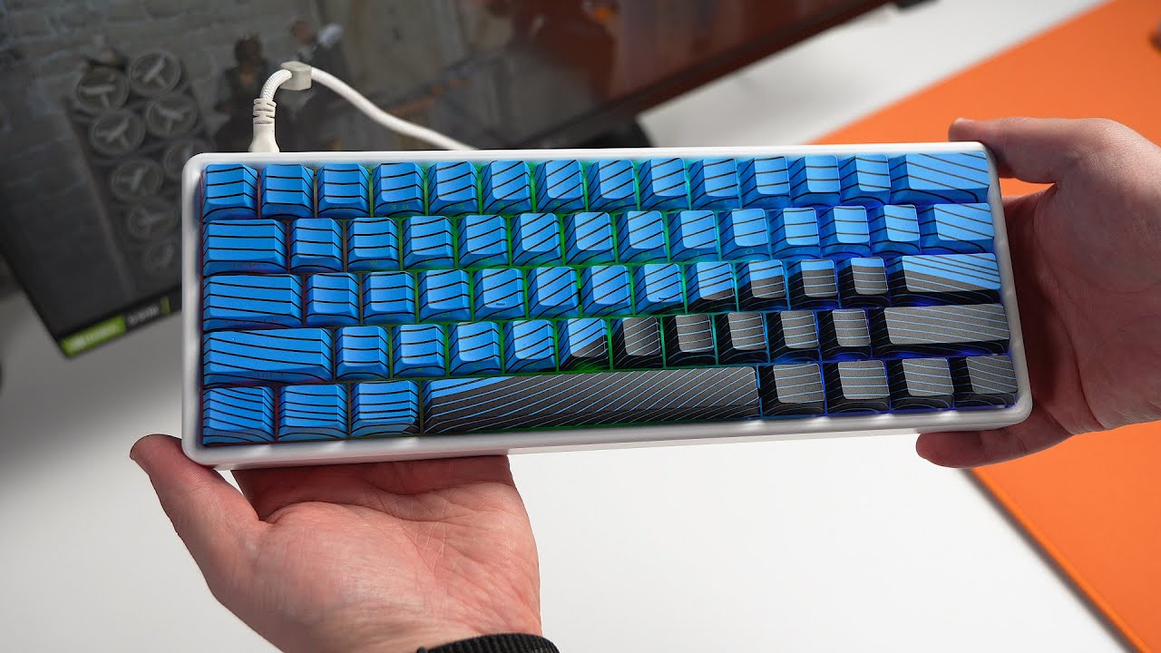 Montei um teclado magnético do zero e ficou ABSURDO! Raven61 CUSTOM ...