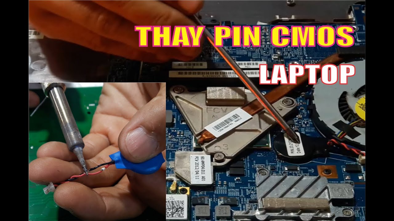 Hướng dẫn thay pin CMOS cho laptop | Replace cmos laptop battery | Kiến ...