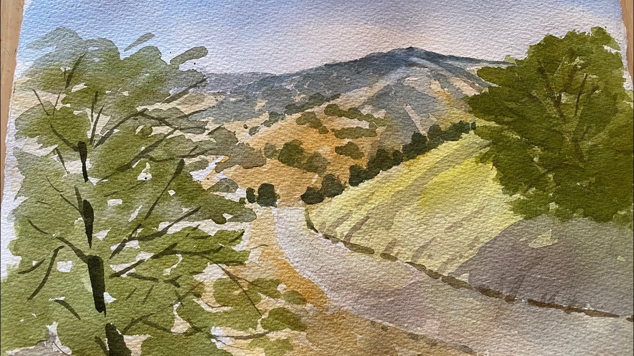 Painting Mt. Diablo #3 - YouTube