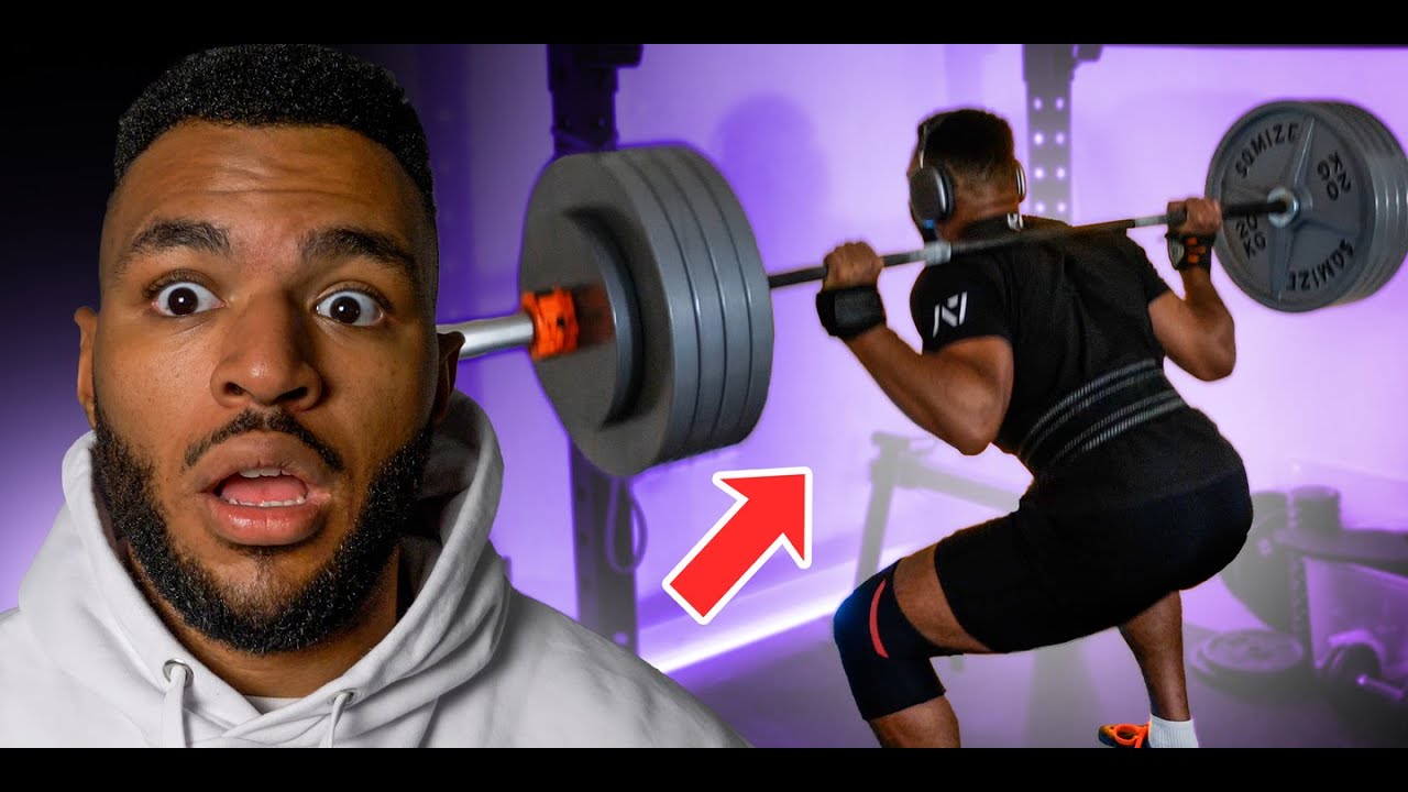 Squat à 200 KG sans sécu en home gym | Training update - YouTube