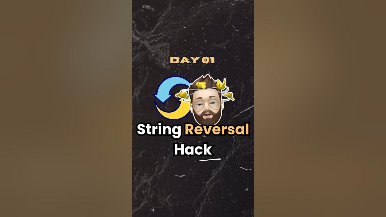 String Reversal in single line - Python - YouTube