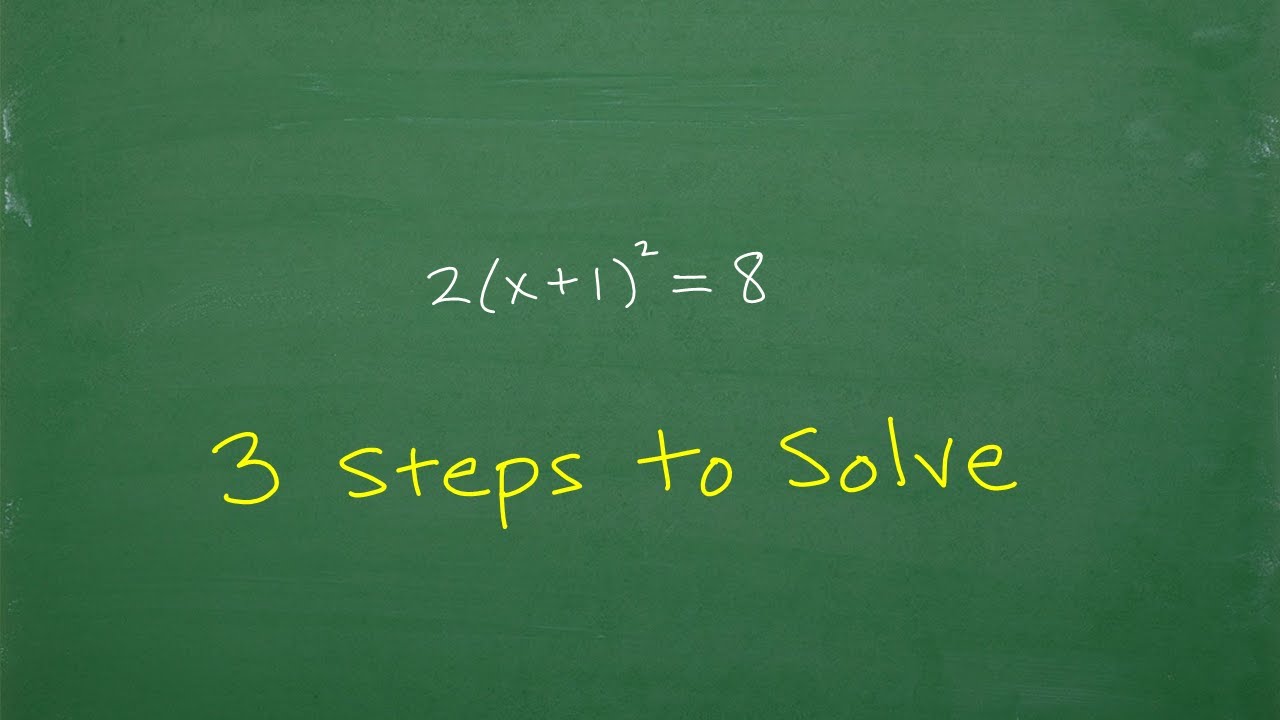The 3 Steps to Get This Algebra Problem Correct - YouTube