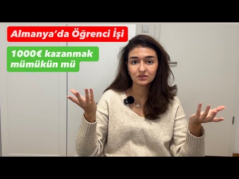 Almanya’da Öğrenciler için İş Olanakları🇩🇪| 20 Saat, Mini-Job, Maaşlar | Gerçek Deneyim