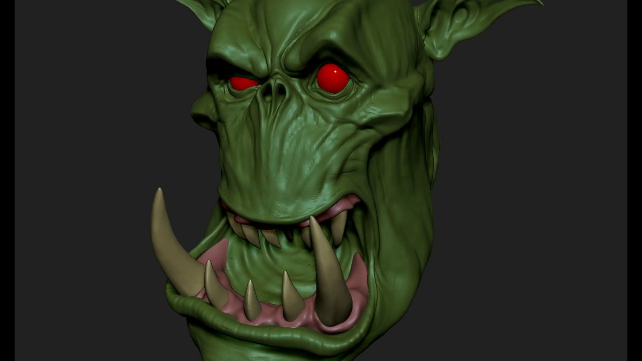 Ork Head Sculpting Timelapse (Warhammer 40k) - YouTube