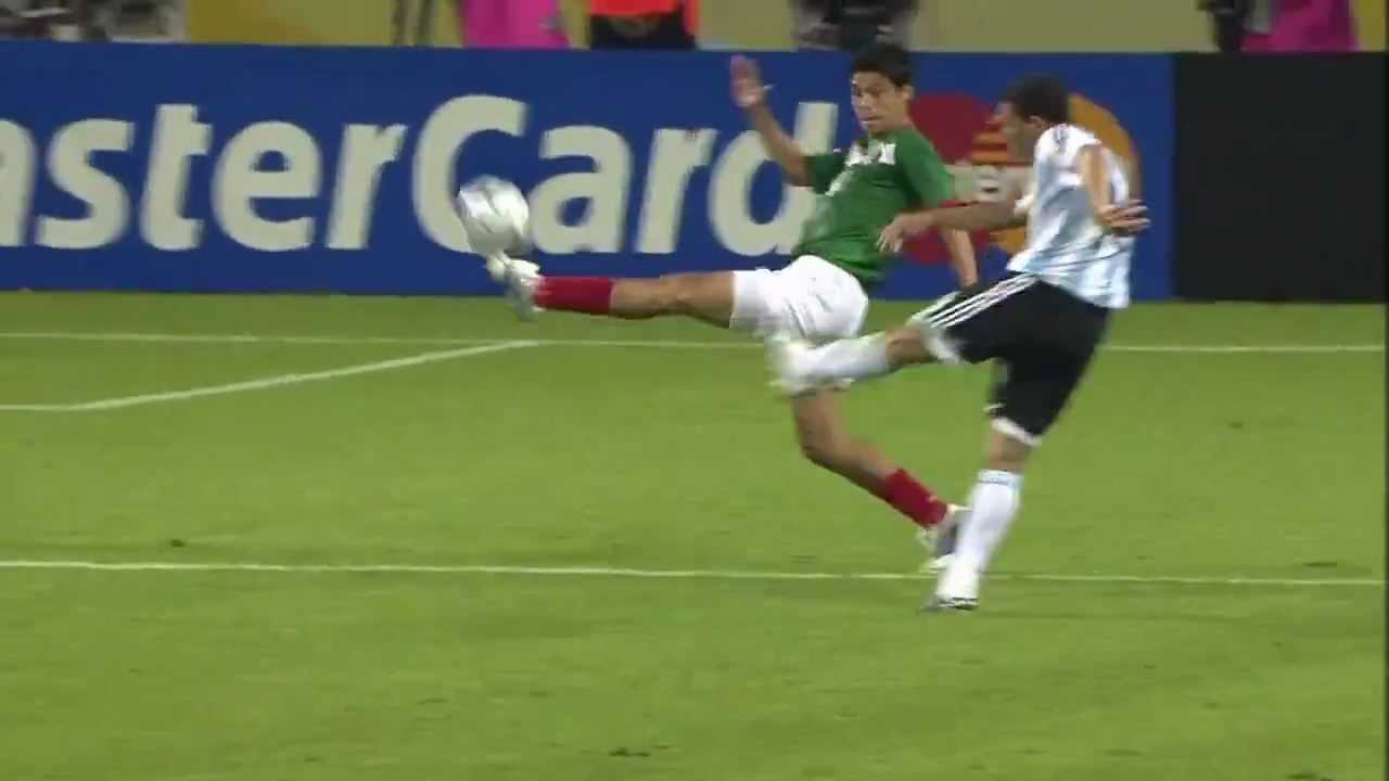 Gol de Maxi Rodriguez a Mexico HD - YouTube