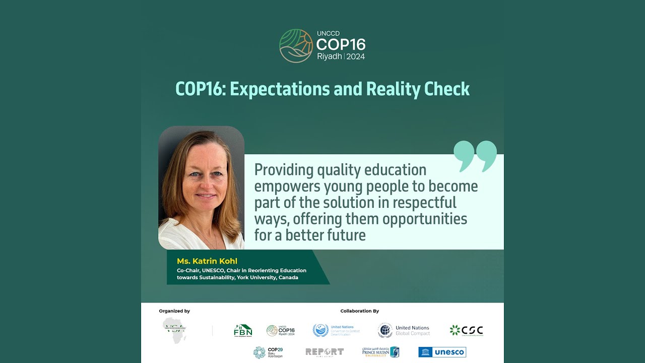 COP16: Expectations and Reality Check | Zoom Webinar | Ms. Katrin Kohl - YouTube
