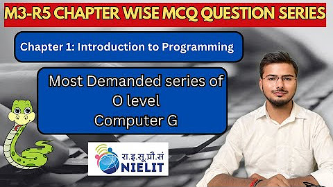 M3 R5 Python Chapter wise Important MCQ Question - YouTube
