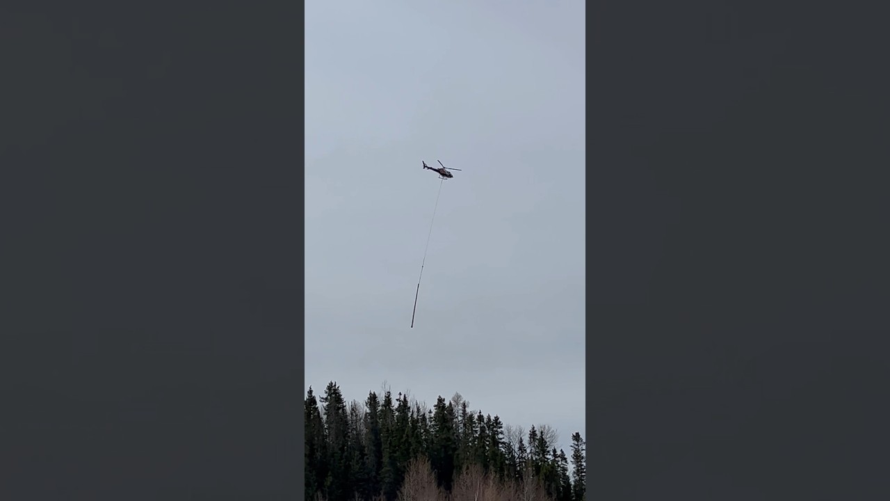 Hydro one helicopter #helicopter #aviation #hydro - YouTube