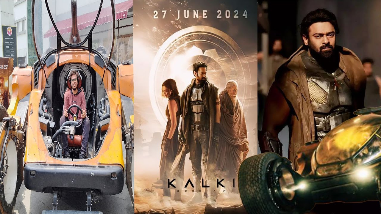 Kalki 2898 AD // bujji car in elante Mall //Kalki movie ki car bujji in ...