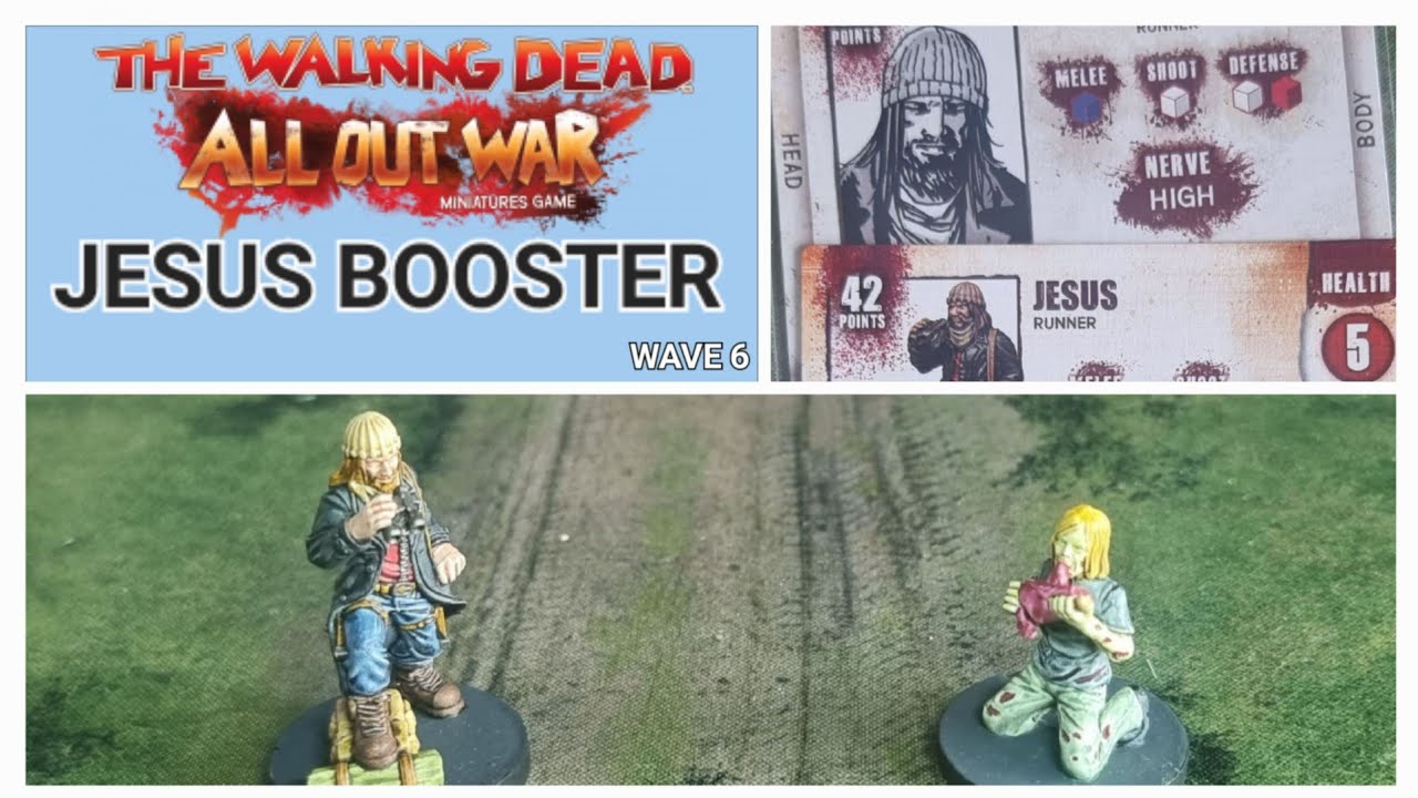 Jesus Booster Wave 6 The Walking Dead All Out War Miniatures Game ...