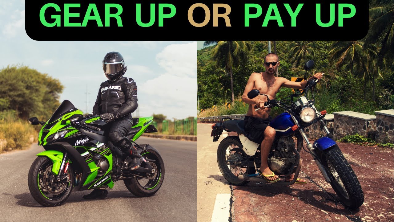 Why you need to wear protective motorcycle gear - YouTube