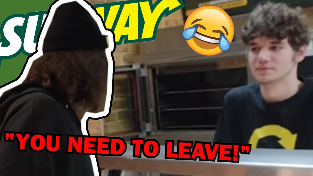 PRANK ON SUBWAY EMPLOYEE GONE HORRIBLY WRONG **TORRES FAMILY VLOGS 392 SUBS** - YouTube