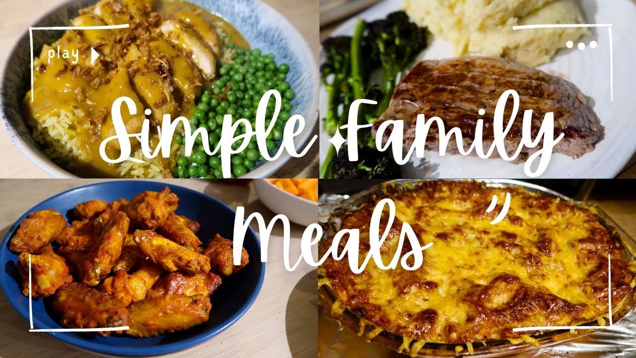 MEALS OF THE WEEK ~ Family Dinner Inspiration 💡 - YouTube