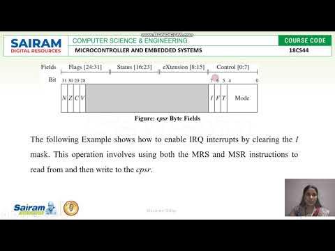 Lecture Video_18CS44_MCES_Module 2_SWI,PSR,CoprocessorsInstructions and LoadingConstants ...