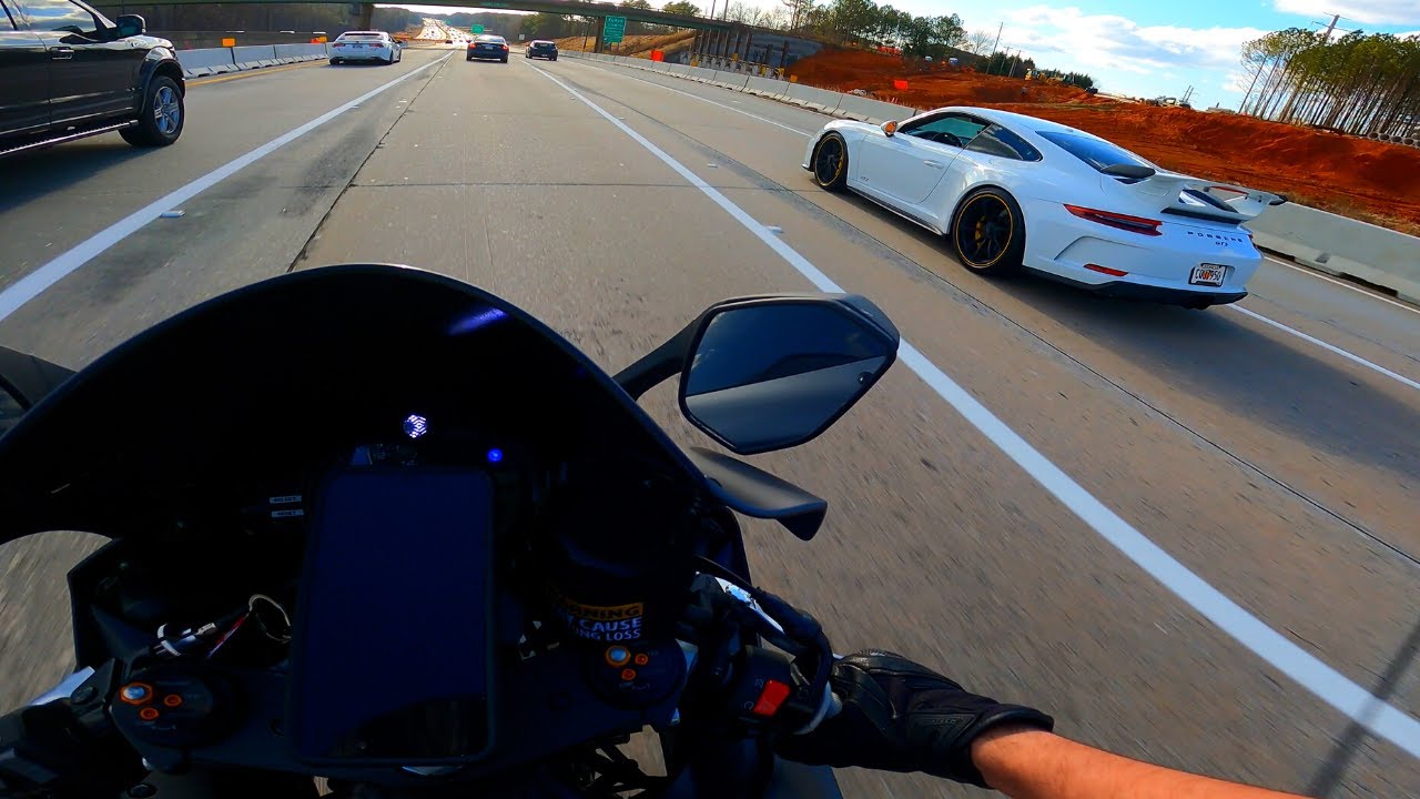 Yamaha R6 Vs Gt3 - YouTube