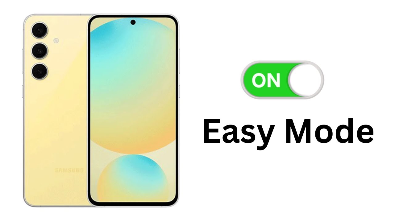 How To Enable Easy Mode On Samsung Galaxy A16 - YouTube