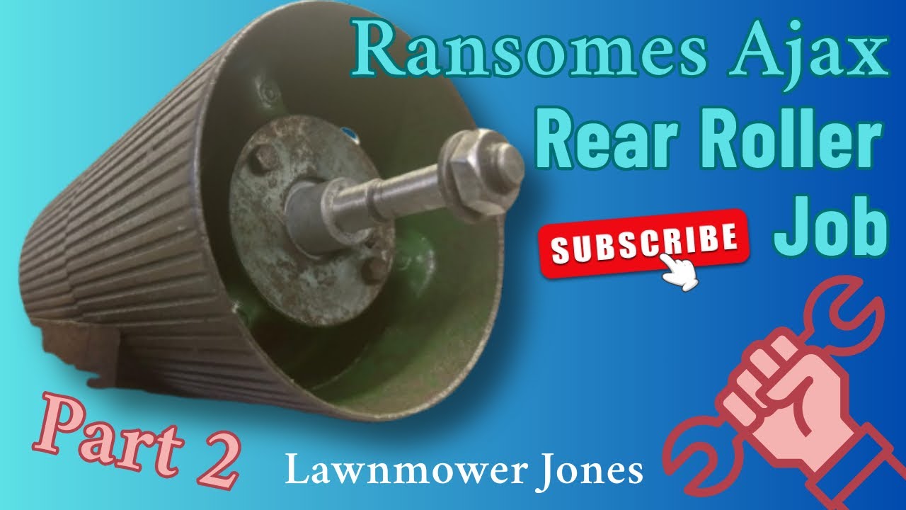 Ransomes Ajax Rear Roller Job | Part 2 - YouTube
