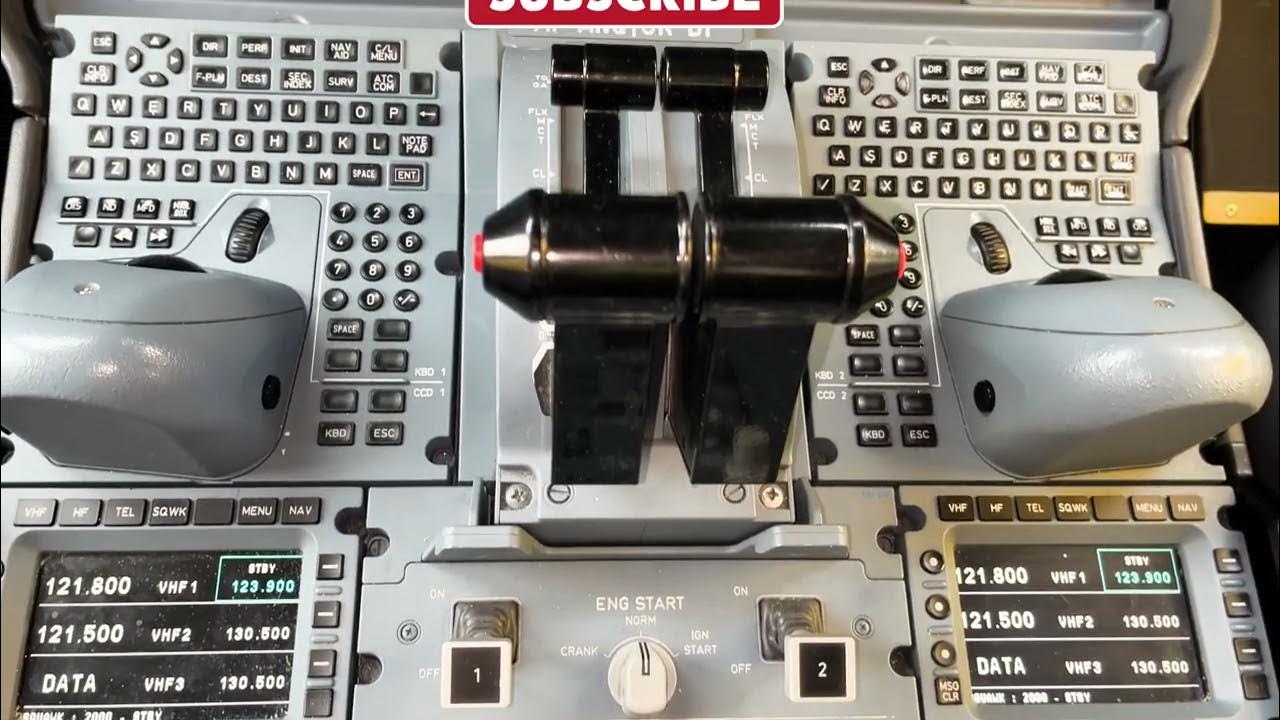 Airbus A350 cockpit panels and controls - YouTube