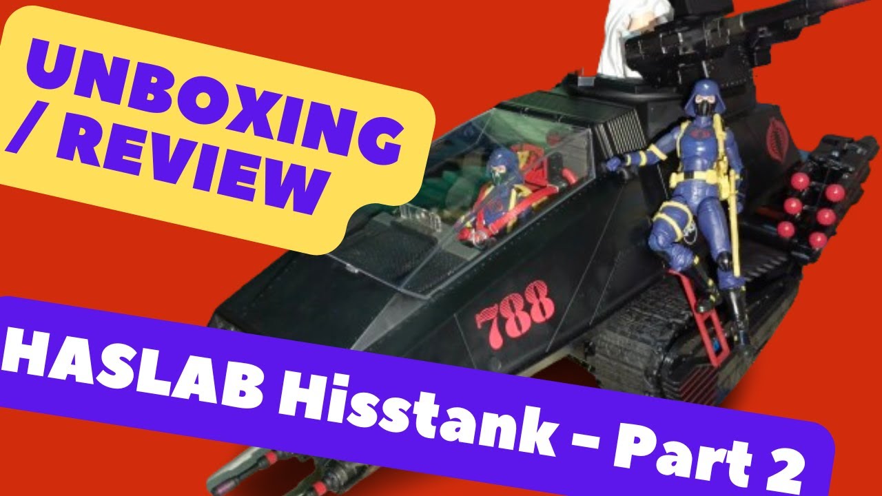 Unboxing and Review - HASLAB Cobra Hisstank for GI Joe Classified ...