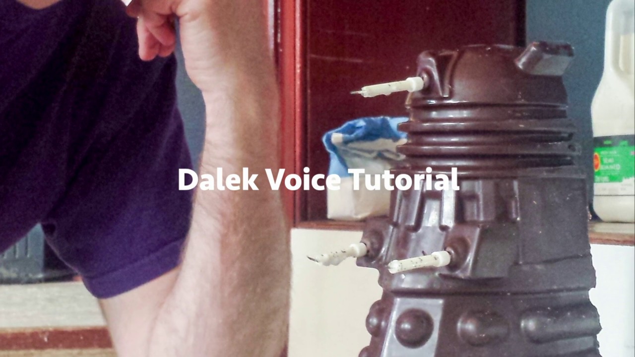 Dalek Voice Tutorial - using Audacity on Mac/Windows - YouTube