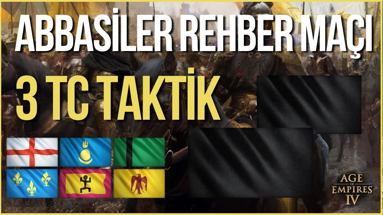 ABBASİLER 3 TC EKONOMİ TAKTİĞİ NASIL YAPILIR - 1v1 Rehber Maçı | Age of ...