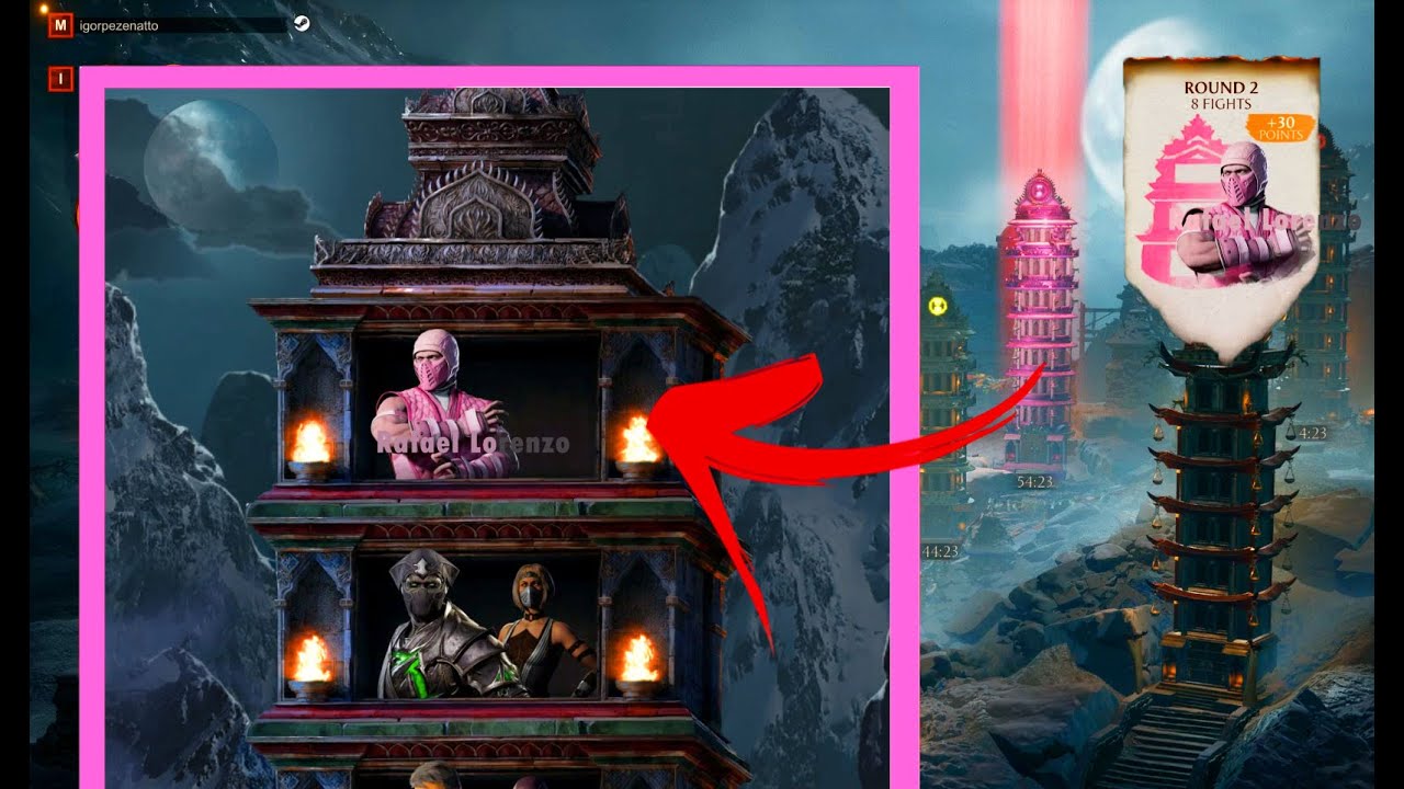 Mortal Kombat 1 - Floyd's Secret Tower and Floyd Field Night Stage MK1 ...