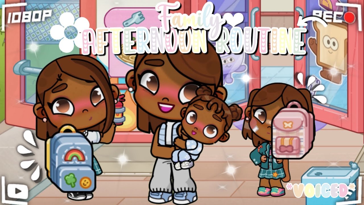 FAMILY AFTERNOON ROUTINE 🧸*with voice* | Avatar World Roleplay - YouTube