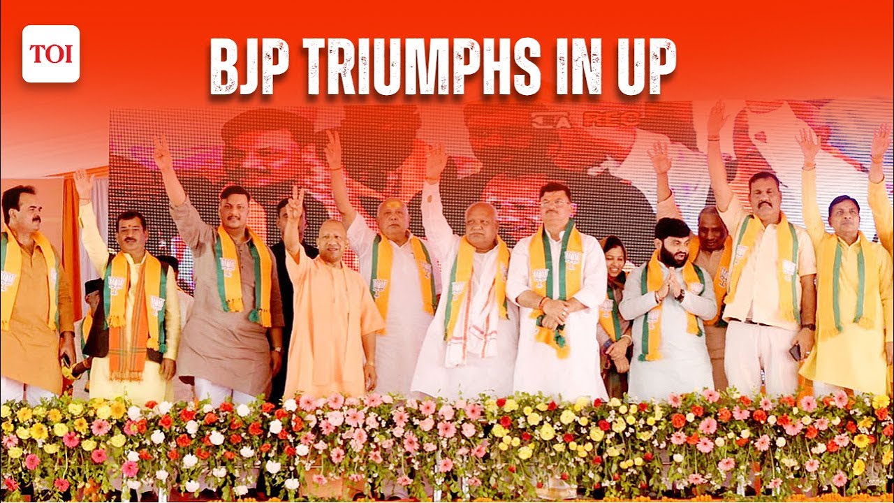 UP municipal election results 2023:Yogi Adityanath-led BJP bags all 17 ...