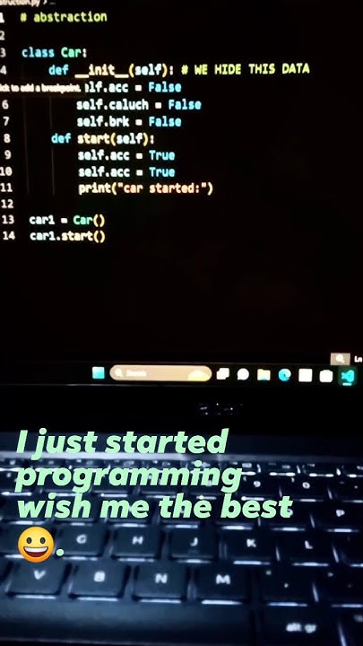 Just started programming wish me the best 😁. I am going to rewrite my ...