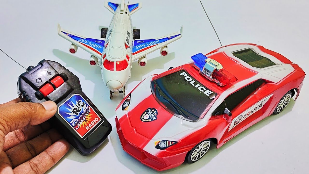 Radio Control Airplane and Radio Control Police Car | Airbus A380 ...