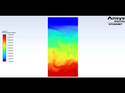 Rayleigh Taylor Instability simulation - YouTube