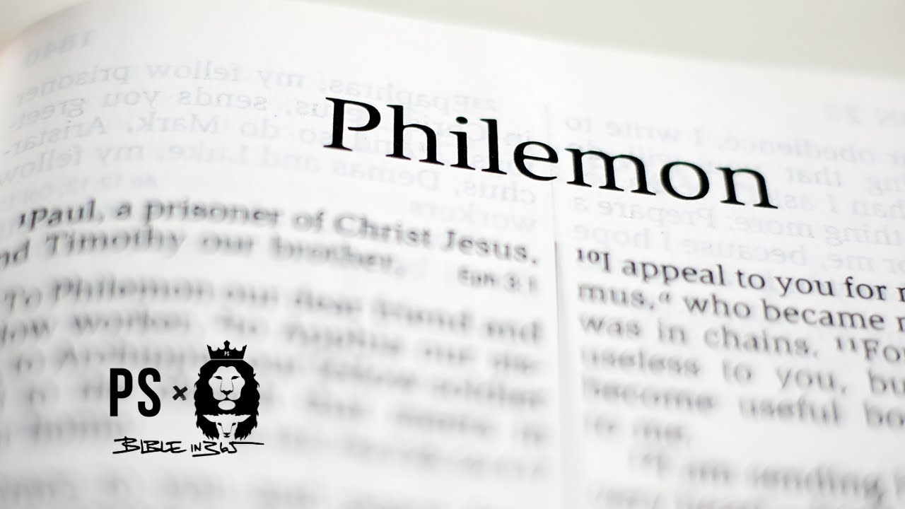 BIBLEin365: The Book of Philemon (2.0) - YouTube
