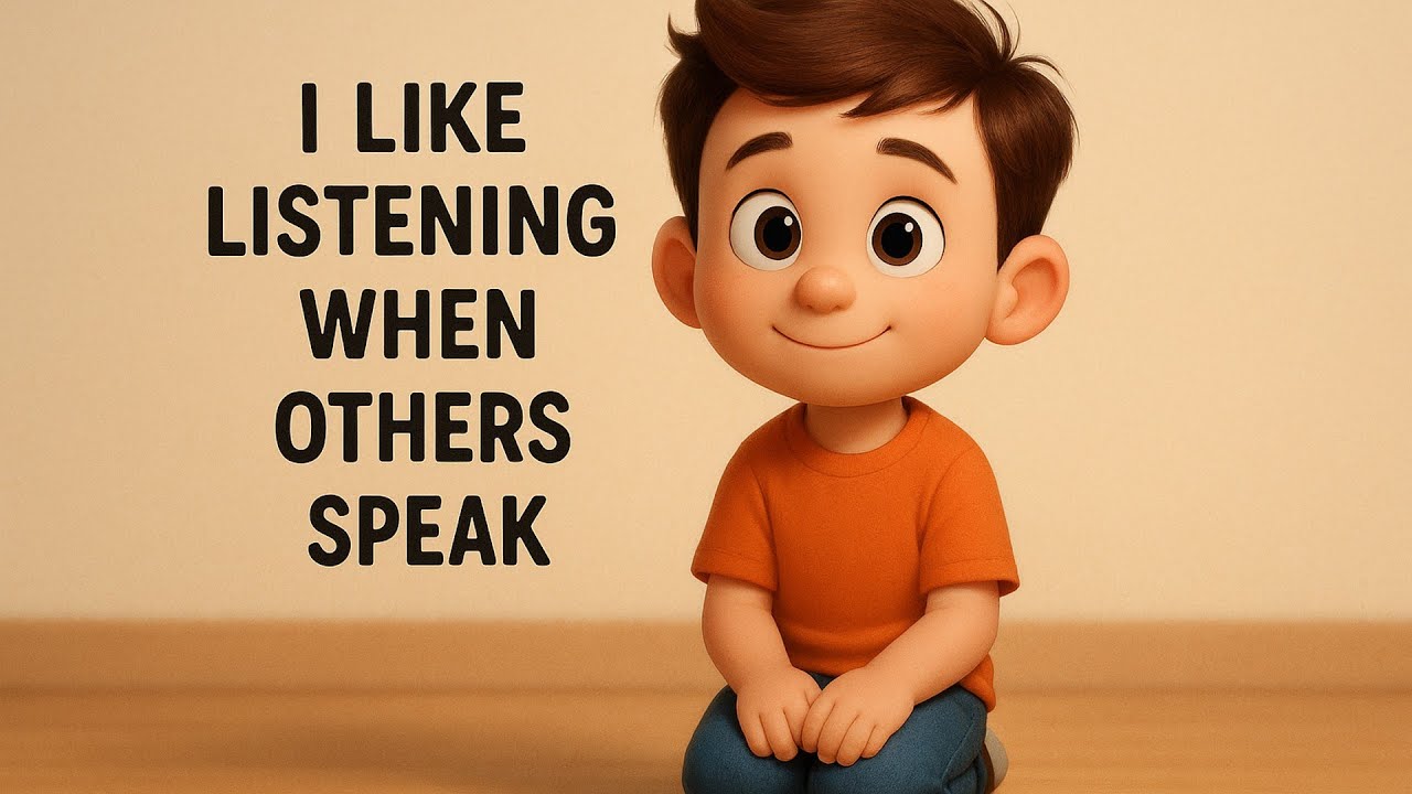 👂 I Like Listening When Others Speak 🌟 Educational Kids Song About ...