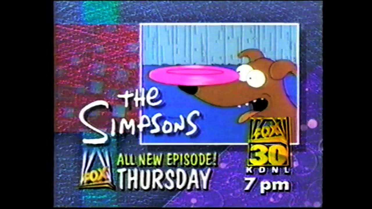 1991 The Simpsons promo - YouTube