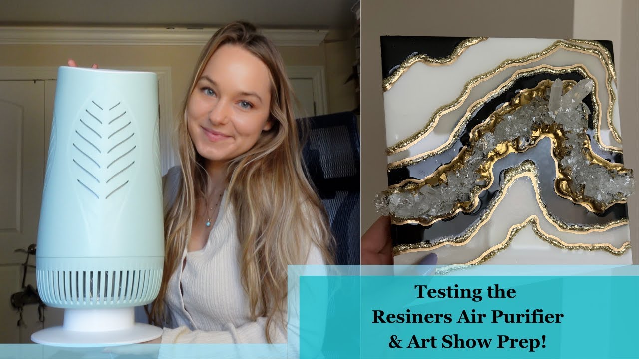 Testing out the @Resiners_Official Air Purifier + Art Show Prep - YouTube