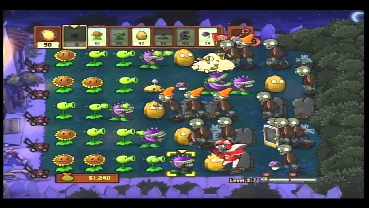 Plants Vs. Zombies Blind Playthrough Part 7 Xbox 360 - YouTube