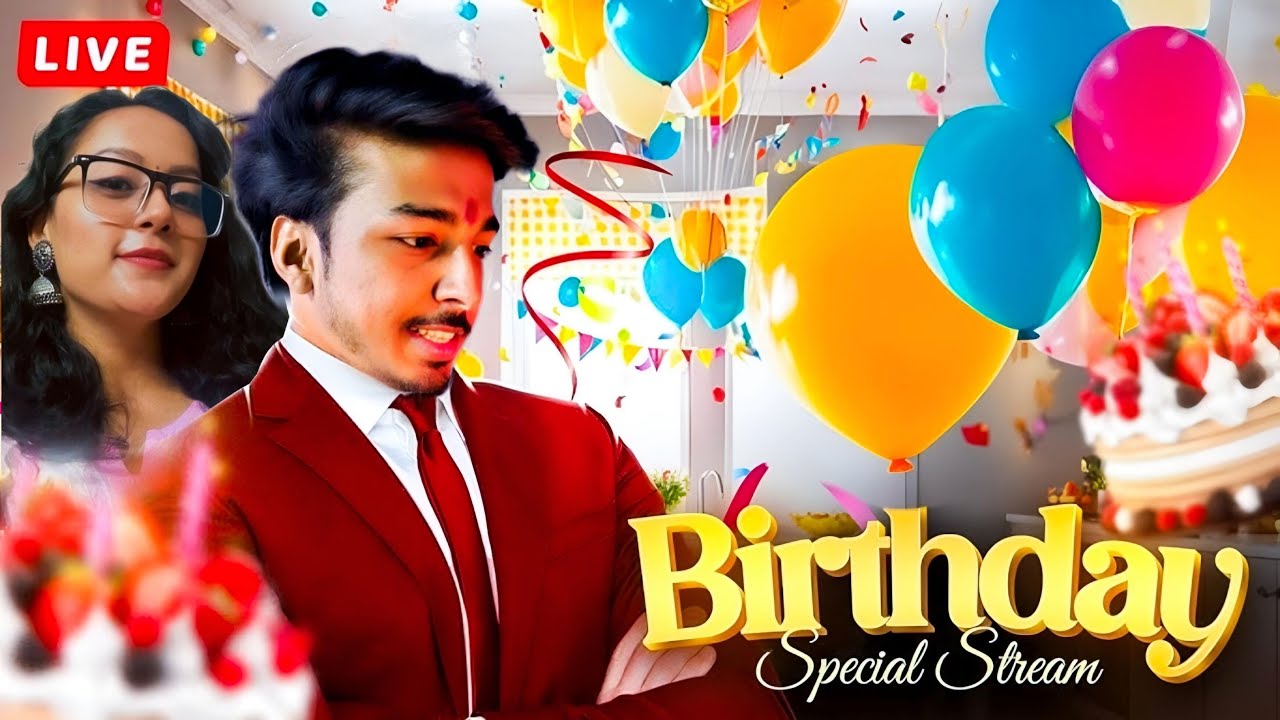 BIRTHDAY SPECIAL STREAM WITH SURPRISE GUEST.. - YouTube