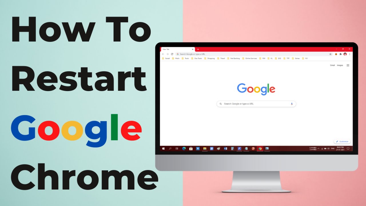 How To Restart Google Chrome In Windows 10 - YouTube