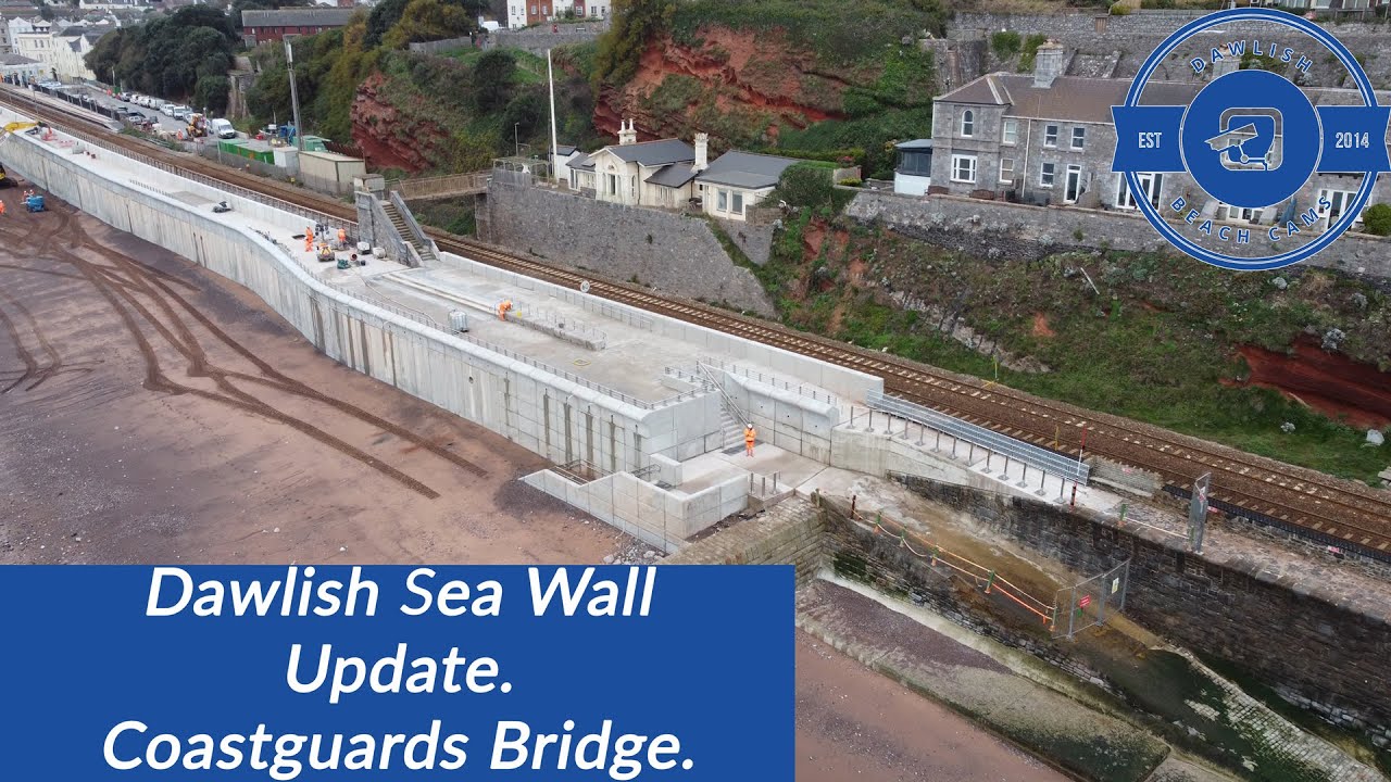 Dawlish Sea Wall Rebuild Update - Progress of the new Sea Wall in ...