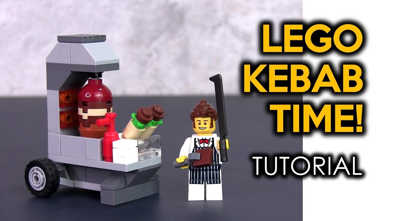 How to Build a LEGO Kebab Street Stall - YouTube